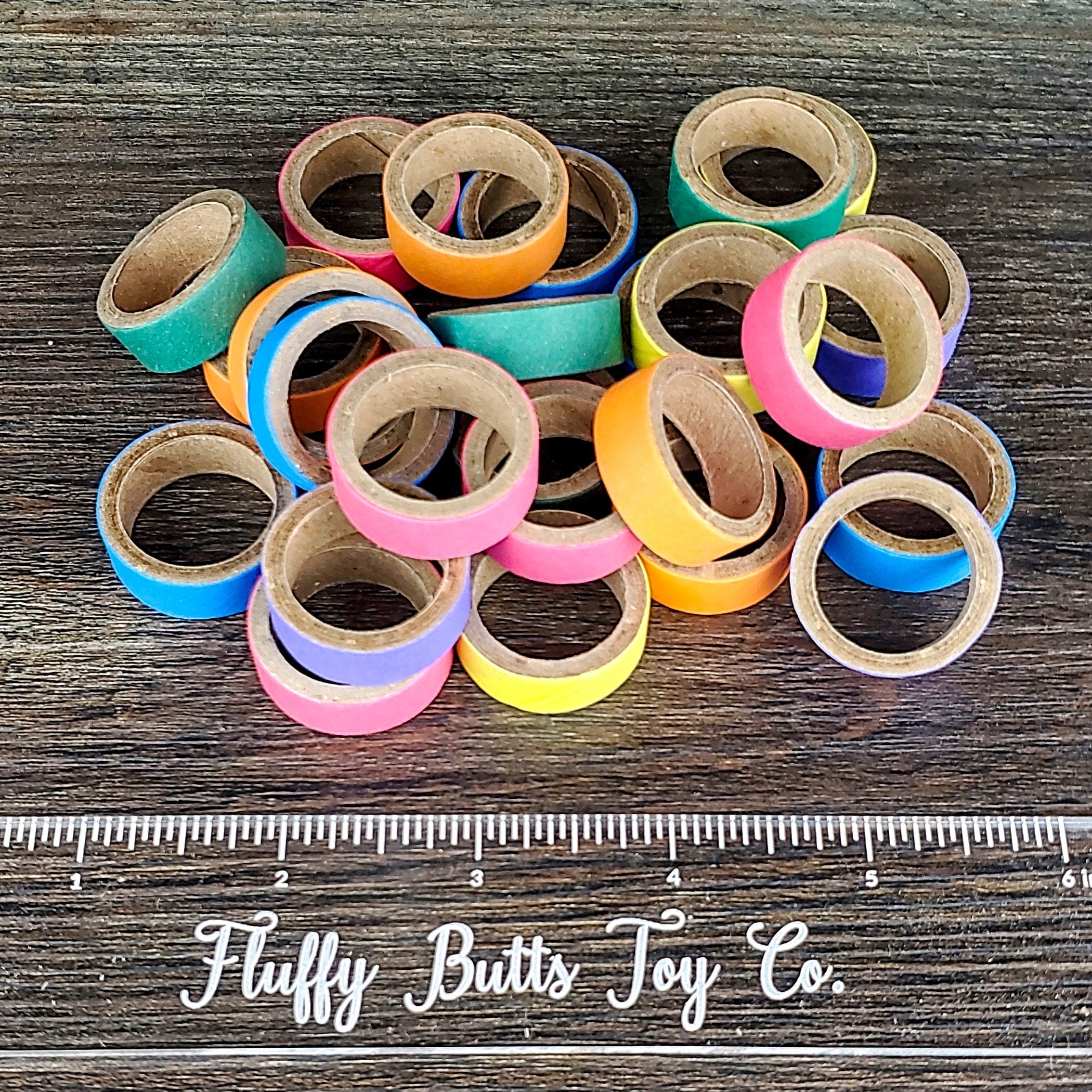 1" Bagel Rings - 25 Pack – FluffyButtsPetToys